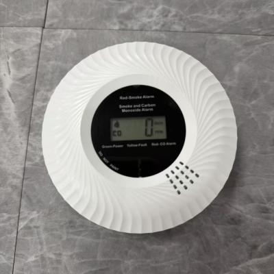China Professional OEM 10-Year Lithium Battery Smoke Carbon Monoxide Detector with Dual Detection System and 85dB Alarm Sound for sale