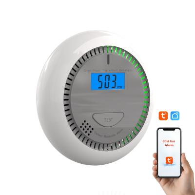 China Smart Tuya WiFi Carbon Monoxide Detector with Mobile App Notification and 10-Year Lifespan CO Alarm for sale