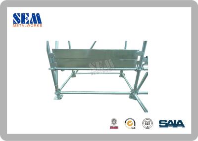 China Galvanized Steel Toe Board For Systems Scaffolding With 1.09m / 1.57m / 2.07m Length for sale