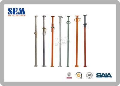 China Electroplated 2.2M - 4.0M Steel Scaffold Props / Q235 Adjustable for sale