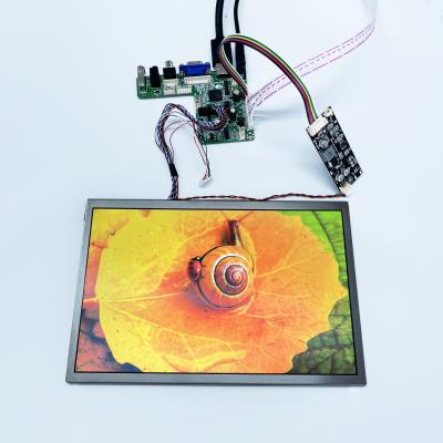 China 10.1 Inch Open Type High Brightness LCD Module with 178°/178° Viewing Angle and DC 12V Power Supply for sale