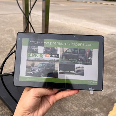 China 7 Inch Industrial Touch Screen Monitor with 2000 Nits Brightness, VGA HDMI DVI Interfaces, -20°C to 70°C Operating Range for sale