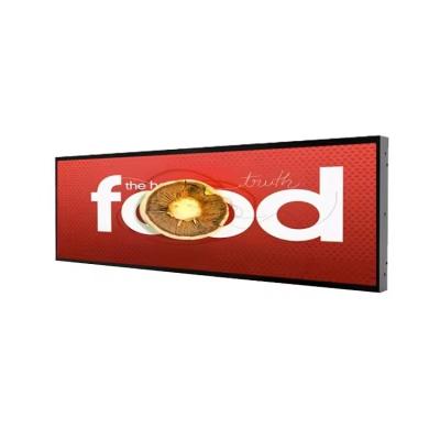China Stretched 37 Inch Sunlight Readable LCD Monitor 1500 Nits UHD 4K Signage Display for sale