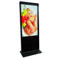 China 55-inch 800 Cd/m² Floor Standing Digital Signage Display with Touch Screen and Android OS for sale