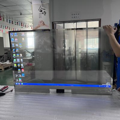 China 55 Inch OLED Transparent All-in-One Touch Screen Display with 1920x1080 Resolution and 0.001ms Response Time for sale