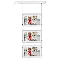 China A3 Smart Hanging LCD Window Display 1500nits Brightness 1920×1080 Full HD Digital Signage for sale