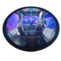 China 23.6 Inch Round Smart Monitor with 1280×1280 Resolution and 700 cd/m² Brightness for Digital Signage Applications for sale