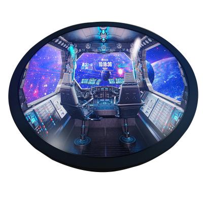 China 23.6 Inch Round Smart Monitor with 1280×1280 Resolution and 700 cd/m² Brightness for Digital Signage Applications for sale