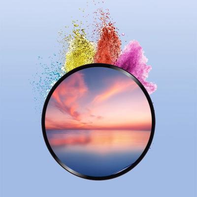 China 23.6 Inch Circular Digital Signage Display with 1280x1280 Resolution and 700 cd/m² Brightness for Luxury Advertising for sale