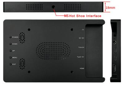 China 7-Inch 2500nits High Brightness Portable Touch Monitor with 1080P Resolution and Aluminum Alloy Housing for sale
