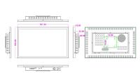 China 21.5-Inch 2500nits Outdoor Portable Monitor with 24V Battery Power and 1920x1080 Resolution for sale