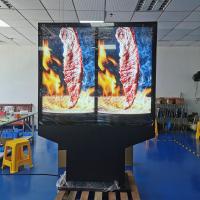 China 55-Inch Outdoor Waterproof Dual-Screen Menu Board with IP55 Rating and 2000-4000 cd/m² Brightness for sale