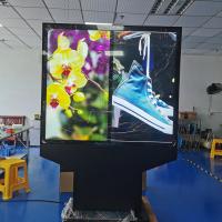 China 55-Inch Outdoor Waterproof Dual-Screen Menu Board with IP55 Rating and 2000-4000 cd/m² Brightness for sale