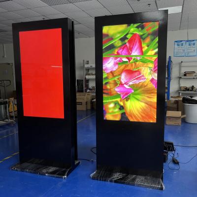 China 55 Inch Outdoor Digital Signage 3000 Nits IP65 Waterproof 3840x2160 4K LCD Display for sale