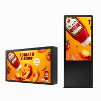 China 100 Inch 4K Outdoor Digital Signage 2000cd/m² Brightness IP65 Waterproof LCD TV for sale