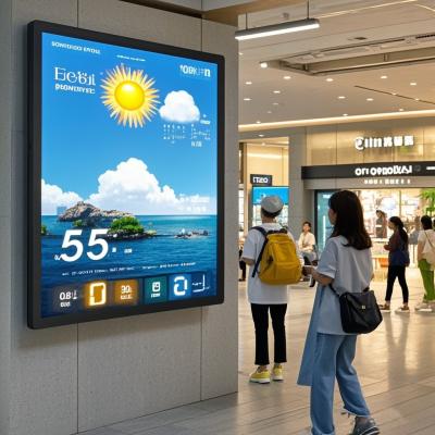 China 55 Inch Outdoor LCD Advertising Machine 4000Nits IP67 Waterproof Digital Signage 4K UHD for sale
