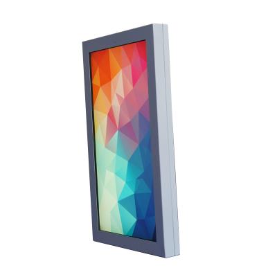 China 65 Inch 4K Outdoor Digital Signage LCD Advertising Billboard IP65 Waterproof 1000nits for sale