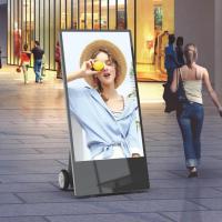 China 43 Inch 2000cd/m2 High Brightness Battery Powered Digital Signage Advertising Kiosk LCD Media Player for sale