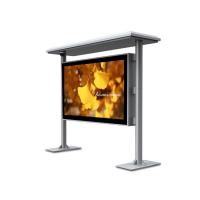 China 55 inch Outdoor LCD Screen 3000cd/m² Brightness IP65 Waterproof Ultra Thin Digital Advertising Display for sale