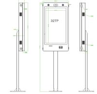 China IP67 Waterproof 2500nits High Brightness 98inch Outdoor Digital Signage Wall Mounted Display for sale