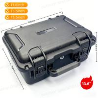 China 15.6 Inch 1000 Nit High Brightness Touchscreen Rugged Field Station Case with Built-in Keyboard and Rechargeable Battery for sale