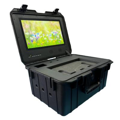China 15.6 Inch FHD Portable Rugged Monitor Case IP65 Waterproof Shockproof Field Station for Outdoor Industrial Use for sale