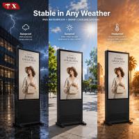 China Outdoor Digital Signage Display 3000 Nits IP66 Waterproof LCD Advertising Kiosk for sale