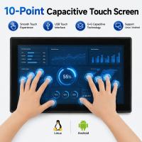 China 10.1 Inch IP66 Waterproof Industrial Touch Monitor HDMI 1000 Nits Capacitive Screen for sale