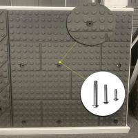 China Non Slip Draining 3/4 Thick Rubber Mat Embedded With 4mm Steel Plate for sale