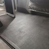 China Thickness 10mm Horse Trailer Mats 100% Natural Rubber Black for sale