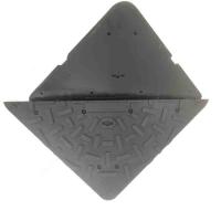 China Ductile Iron Rubber Matting For Underpass 600mm X 600mm Horse Stable Mats for sale