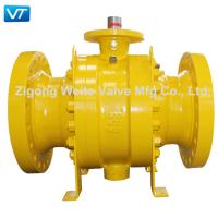 China Class 600 Carbon Steel Flanged Ball Valve WCC Ball Valve API6D for sale