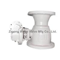 China PTFE Sealing 300LB Pipeline Ball Valve 8x6'' One Piece Cast Steel Body for sale