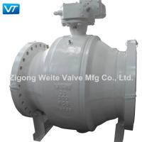 China Cast Steel Trunnion Mounted Ball Valve 30 Inch for sale