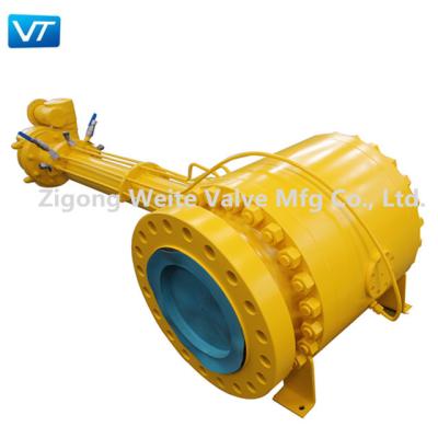 China Forged Steel Fully Welded Ball Valve BS 6755 For Natural Gas Pipeline for sale