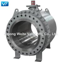 China Customized API 598 Trunnion Mounted Ball Valve ASME B31.4 Forged for sale