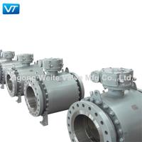 China Customized API 598 Trunnion Mounted Ball Valve ASME B31.4 Forged for sale