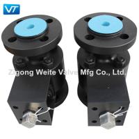 China Cast Steel Float Valve Flange Type With Locking Device ASME B16.34 for sale