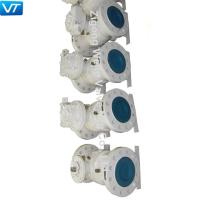China 600LB Carbon Steel Flanged Ball Valve With ISO5211 Fully Welded 6 Inch for sale