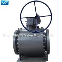 China Forged Top Entry Trunnion Mounted Ball Valve 300 LB LF2 ISO17292 for sale