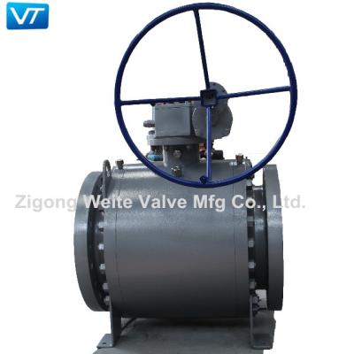 China Forged Top Entry Trunnion Mounted Ball Valve 300 LB LF2 ISO17292 for sale