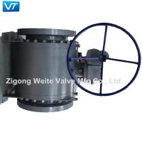 China Forged Top Entry Trunnion Mounted Ball Valve 300 LB LF2 ISO17292 for sale