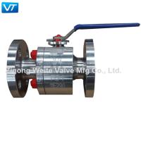 China API6D Stainless Steel Flanged Ball Valve Low Pressure CF3M Fire Safe Design Ball Valve for sale