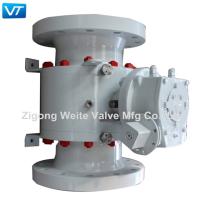 China Worm Gear Operated Oil Pipeline Valves A105 Trunnion Mounted for sale