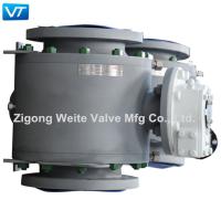 China DBB Function Natural Gas Pipeline Valves 3 Pieces LF2 Trunnion Mounted Valve for sale
