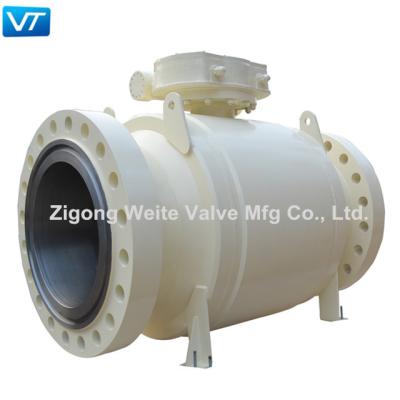 China High Pressure PN 16Mpa Trunnion Mounted Ball Valve Forged Steel for sale