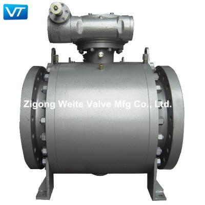 China Forged Steel API 6D Natural Gas Pipeline Valves Trunnion Mounted for sale