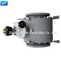 China Electric Forged Steel Trunnion Ball Valve ASME B 16.10 Class 150 To Class 2500 for sale