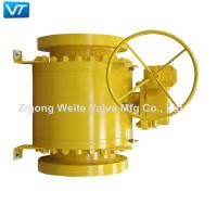 China 18'' Forged Steel 600LB Ball Valve LF2 High Pressure For Petroleum Refining for sale