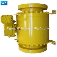 China LF2 Forged Steel Pipeline Ball Valve Trunnion Mounted Split Body for sale